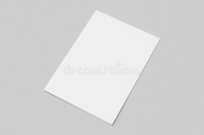 White Paper File Folder Mockup., Cover Stock Photo - Image of simple ...