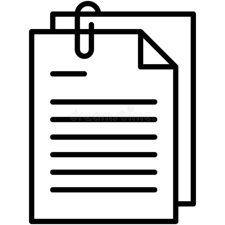 White Paper Icon, Blockchain Related Vector Illustration Stock Vector ...