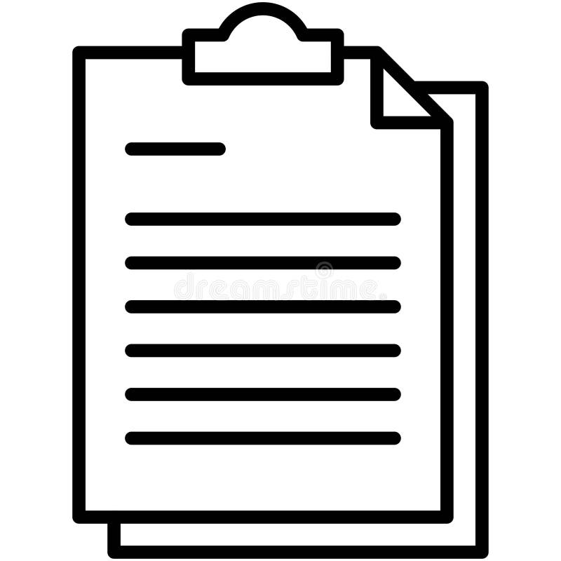 White Paper Icon, DeFi Related Vector Illustration Stock Vector ...