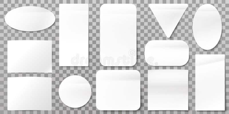 Blank Rectangular Stickers Stock Illustrations – 516 Blank Rectangular ...