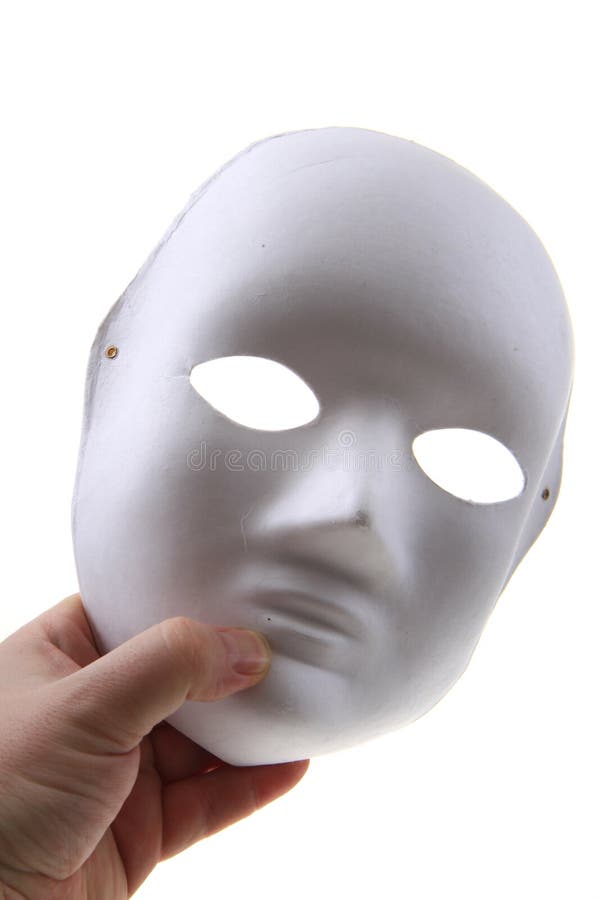 White paper masks isolated stock image. Image of party - 112561687