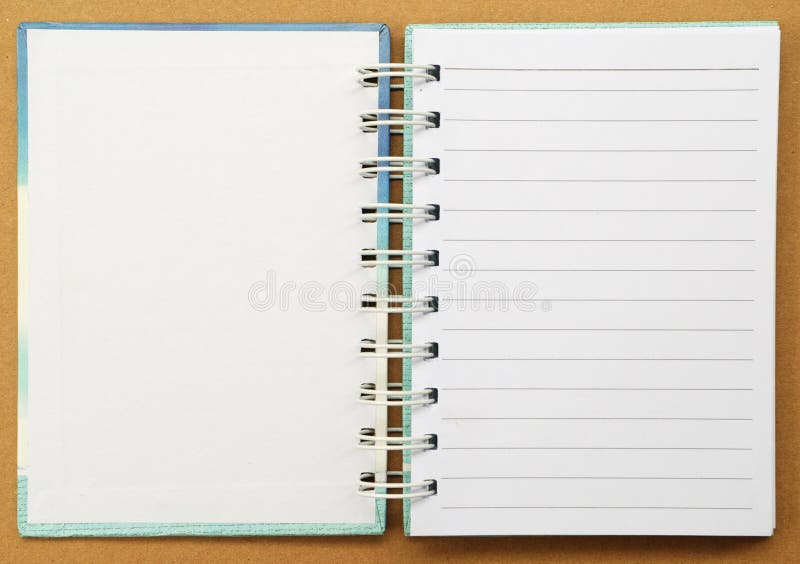 White paper note book stock photo. Image of business - 16766430