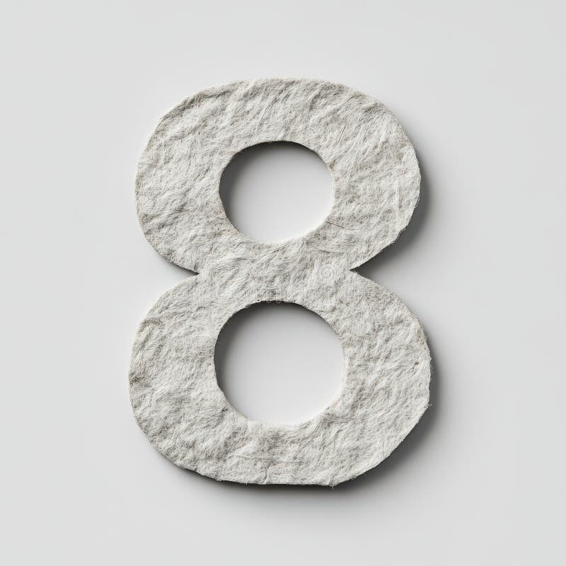 White Paper Number 8 Minimal Texture Stock Photos - Free & Royalty-Free ...
