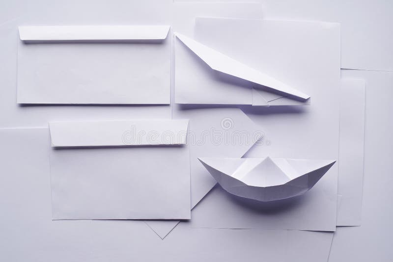White paper objects stock image. Image of clear, sheet - 85520347