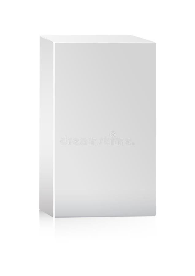 White Paper Pack for Milk, Juice, and Other, on White Background Stock ...