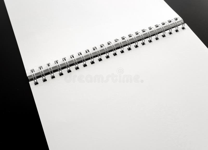 White Paper Page of Note Book Stock Image - Image of note, write: 78114159