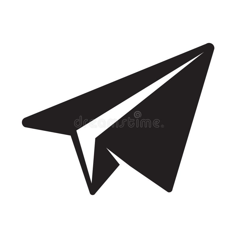 Telegram Icon Social Media Icon White Paper Plane on Blue Background ...