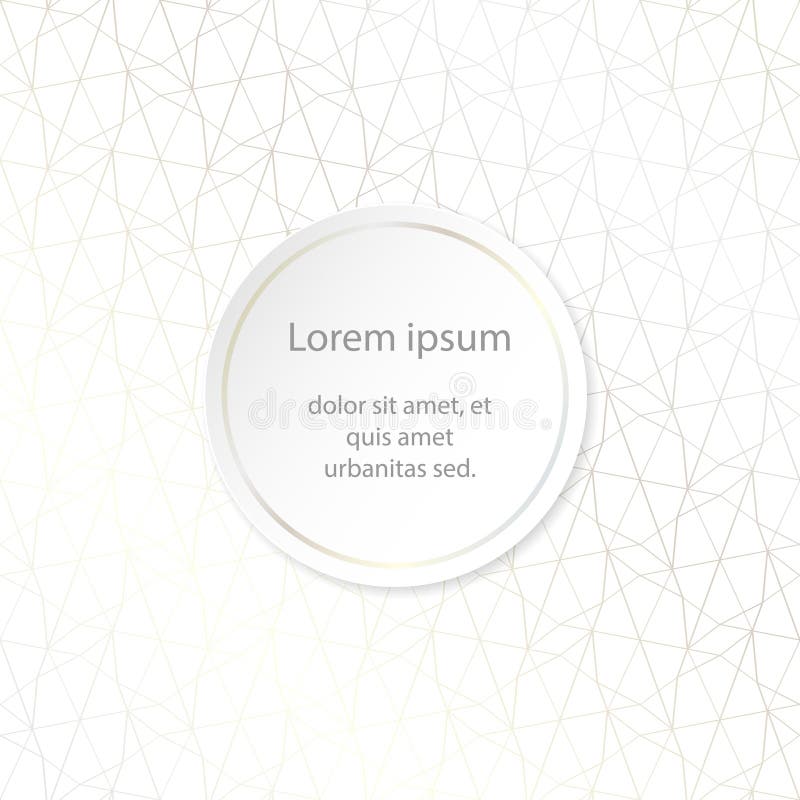 White Paper Rectangle Banner with Drop Shadow Stock Vector ...