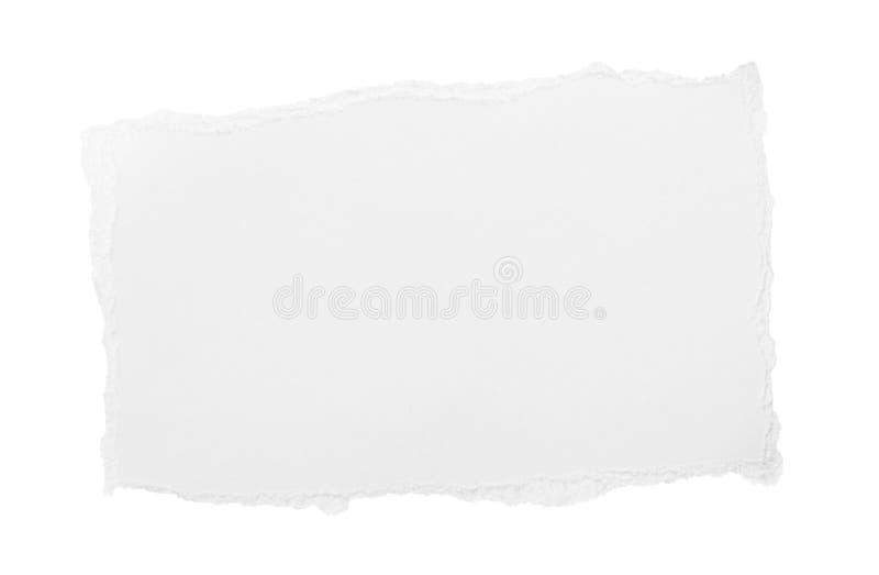White Paper Ripped Message Torn Stock Image - Image of sheet, write ...