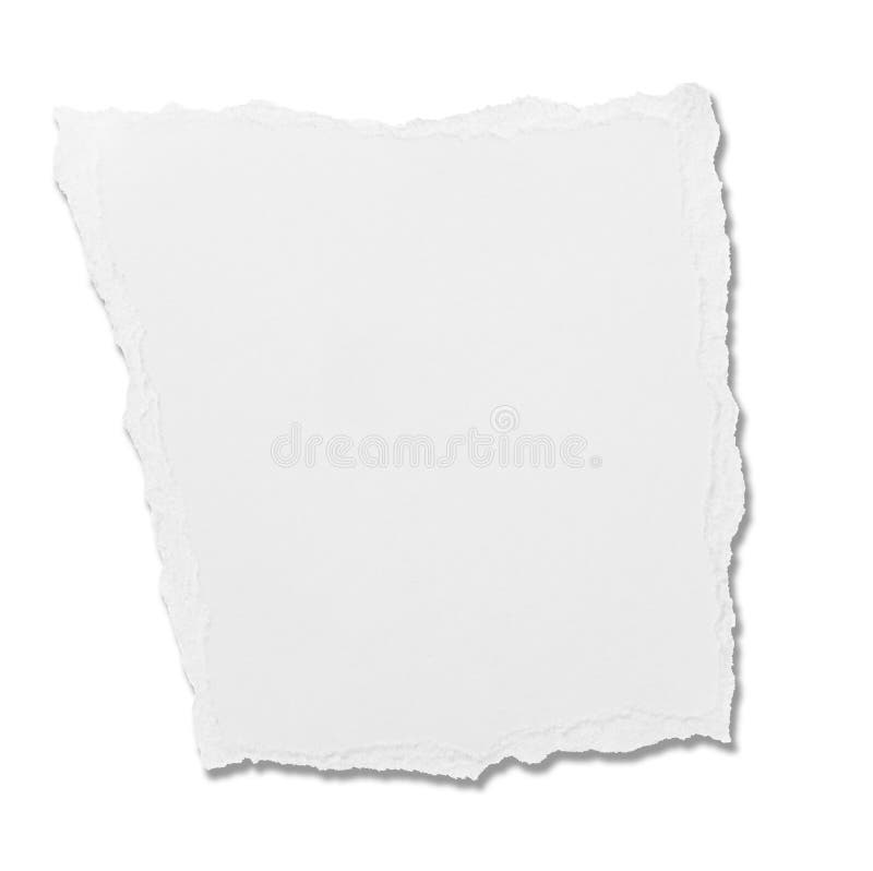White Paper Ripped Message Torn Stock Photo - Image of note, cardboard ...