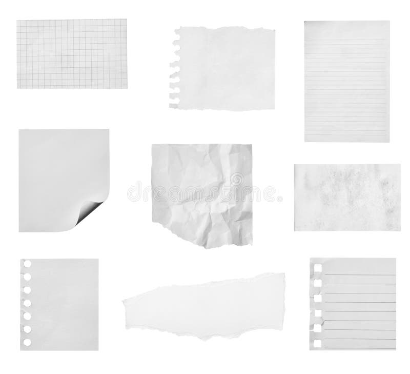 White Paper Ripped Message Torn Stock Photo - Image of notice, letter ...
