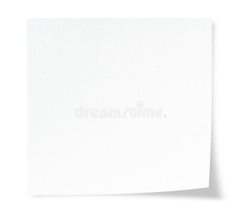 White Paper Sheet Background - Isolated Stock Photo - Image of ...