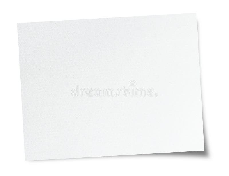 White Paper Sheet Background - Isolated Stock Image - Image of crumpled ...