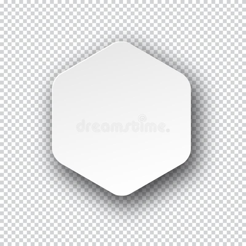 White Paper Sheet with Shadow. Stock Vector - Illustration of eps10 ...