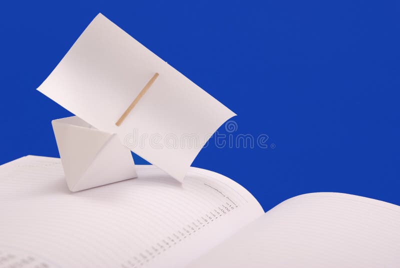 White paper ship stock photo. Image of turn, white, schedule - 77381192