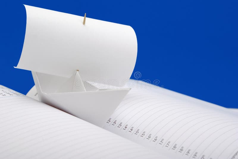 White paper ship stock image. Image of schedule, sail - 77381211