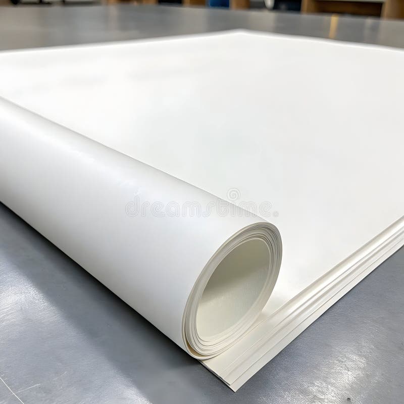 White Paper, a Smooth, Blank Sheet Often Used for Writing, Printing ...