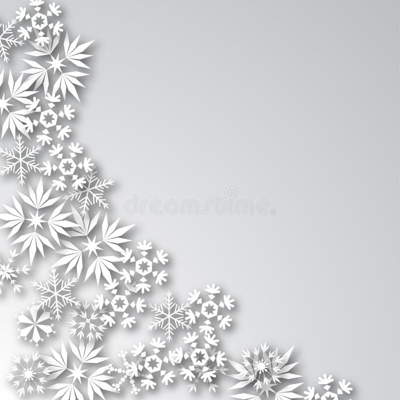 White Paper Snowflakes stock vector. Illustration of lens - 35382754