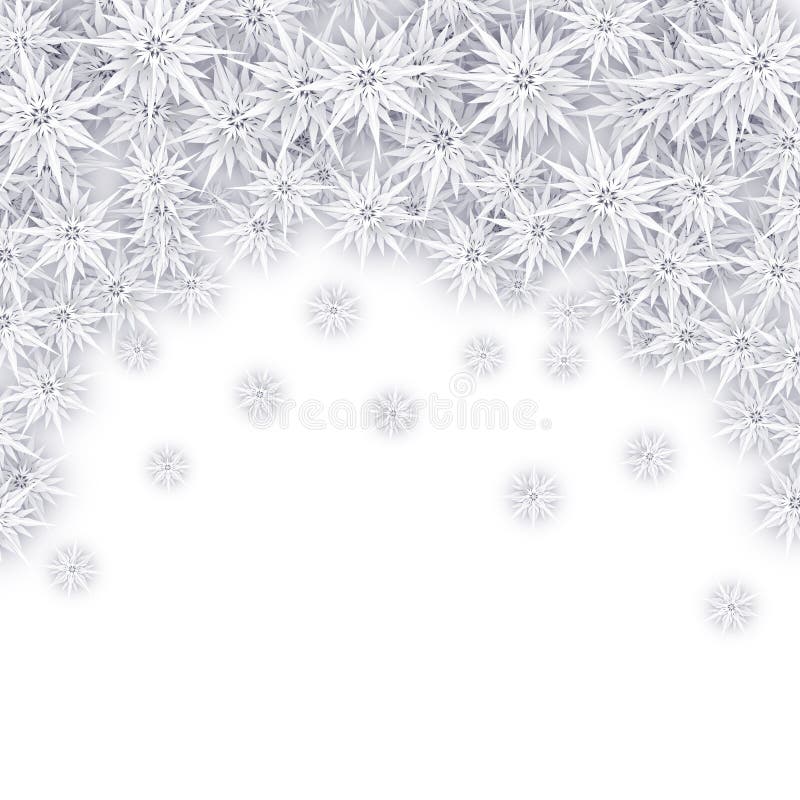 Paper snowflakes stock illustration. Illustration of merry - 34470016