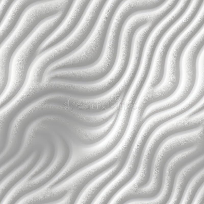 White Paper Strict Smooth Curves Tile Seamless Background. Generative ...
