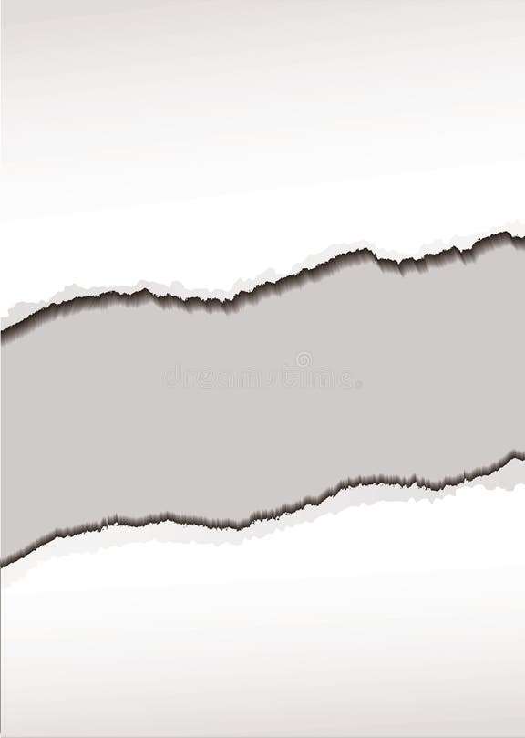 White paper tear stock vector. Illustration of white - 15000051