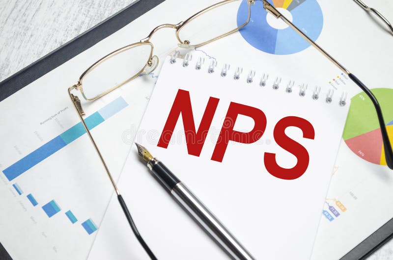 White Paper with the Text Nps. Business Concept Stock Illustration ...