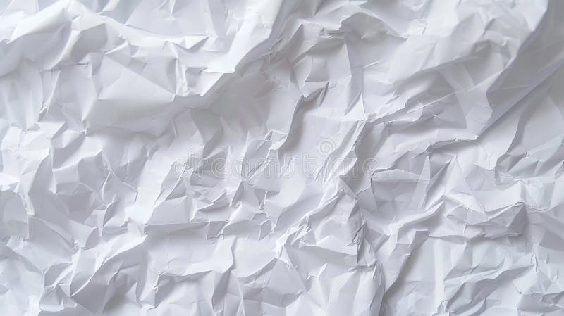 White Paper Texture Background Crumpled Rough Effect. Crumpled ...