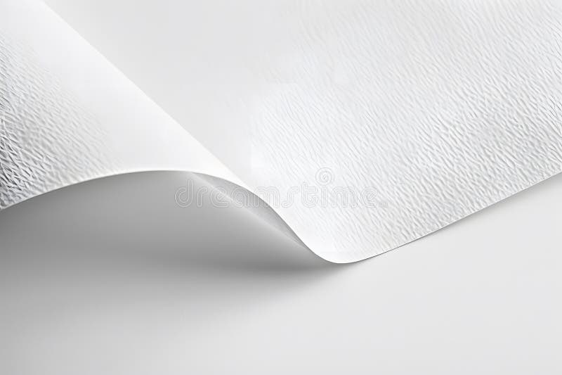 White Paper Texture Background with Light & Shadow Stock Illustration ...