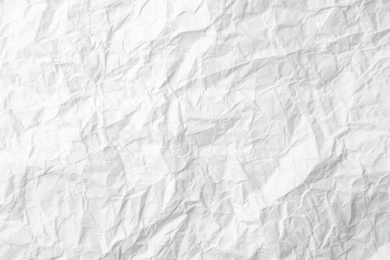 White Paper Texture Paper Sheet Back Wrinkled Stock Image - Image of ...