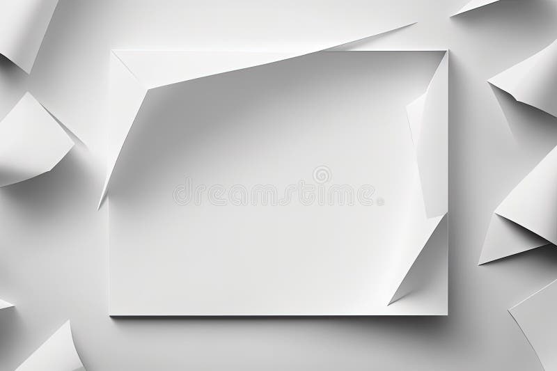 White Paper Texture Seen from Above. Superbly Detailed Image Stock ...