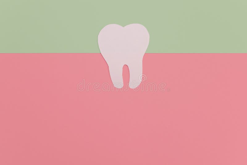 White Paper Tooth. Dentistry, Dentist Services Stock Photo - Image of ...