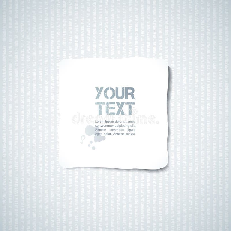 White paper stock vector. Illustration of material, grey - 32533841