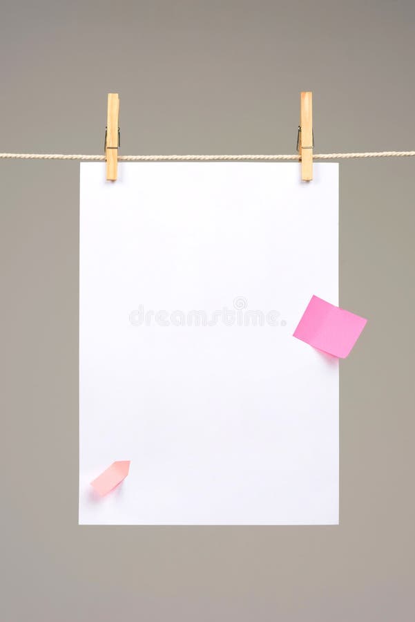 Vertical Paper Washing Line Stock Photos - Free & Royalty-Free Stock ...