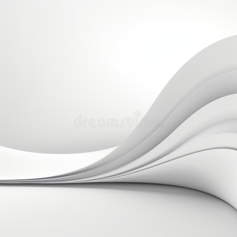 Abstract White Paper Background with Functional Aesthetics and ...