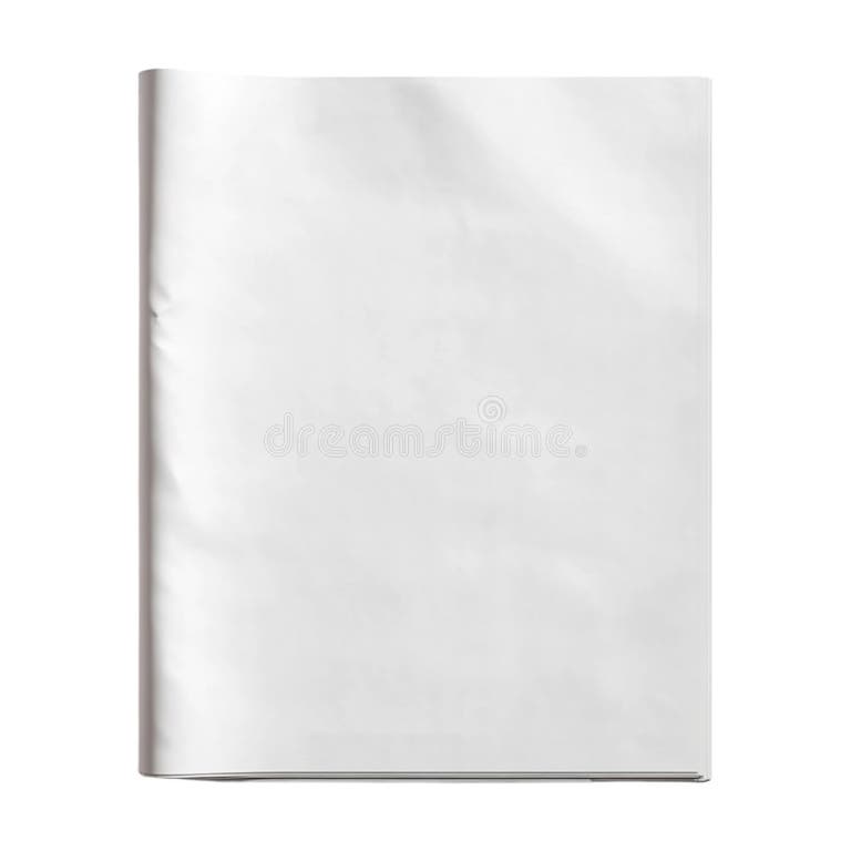 White Paper for Writing on Transparent Background - Ai Generated Stock ...