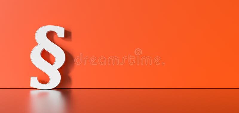 White Paragraph Sign on a Wall Background with Empty Space on Left Side ...