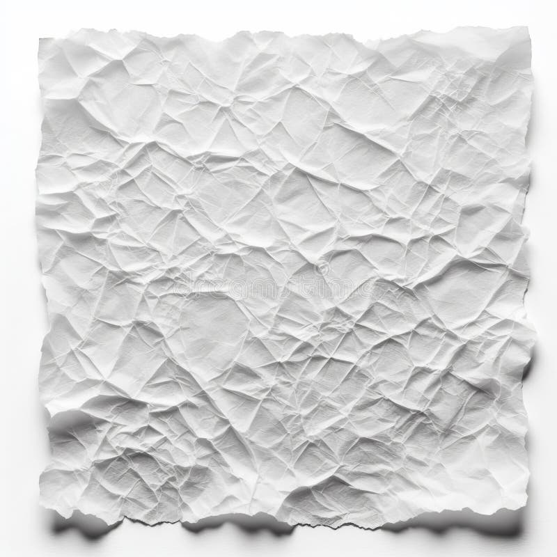White Parchment Paper Texture with a Crinkled Effect, Giving I Stock ...