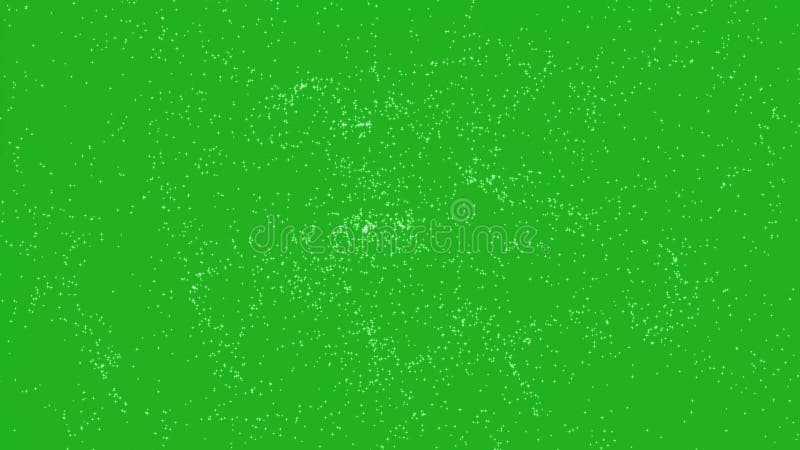 White Particles Extraction Green Screen Motion Graphics Stock Video ...