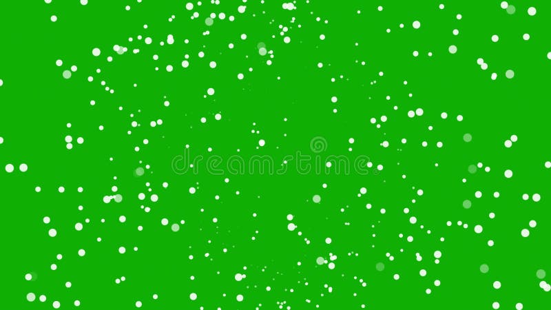 White Particles through Space Motion Graphics with Green Screen ...