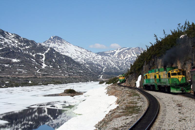 White Pass Route stock image. Image of mountain, transportation - 5636253