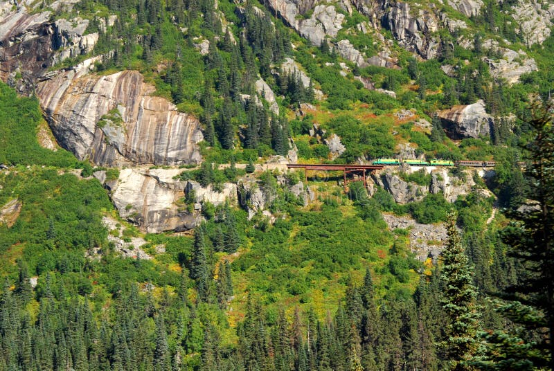 White Pass & Yukon Route Railroad Stock Image - Image of yukon ...