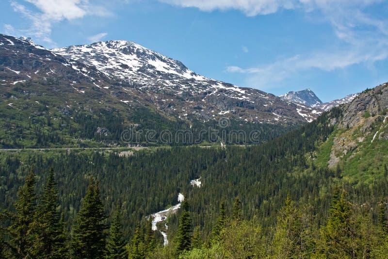 White Pass & Yukon Route Railroad Stock Image - Image of yukon ...