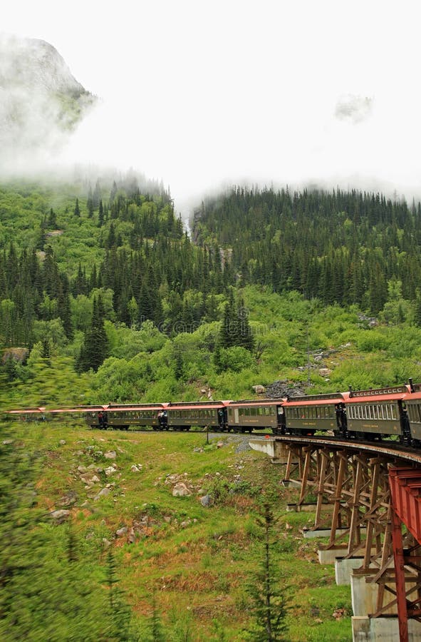 White Pass & Yukon Route Railroad Stock Image - Image of yukon ...