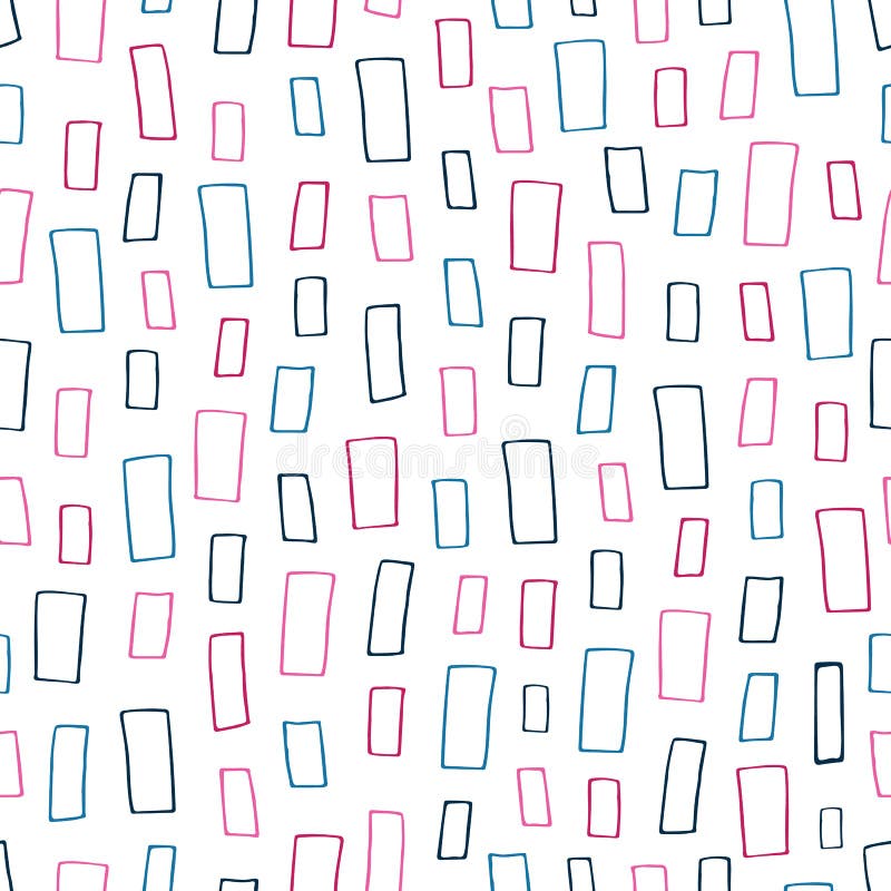 White Pattern with Colorful Hand Drawn Rectangles Stock Vector ... White Pattern with Colorful Hand Drawn Rectangles Stock Vector ...