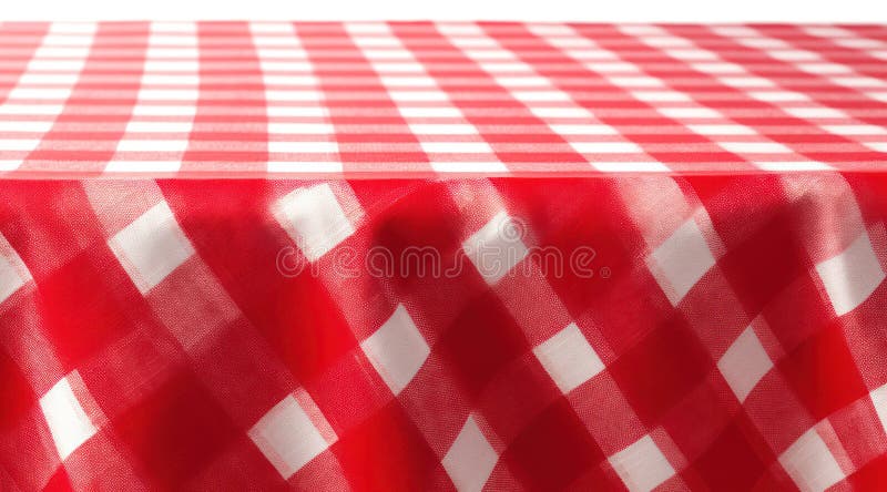 White Pattern Tablecloth Gingham Background Textured Red Background ...