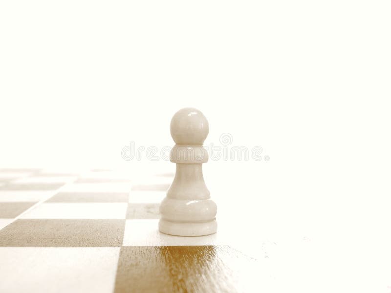 White Pawn Standing with Blacks, Gray Background, Collage with Graphs ...