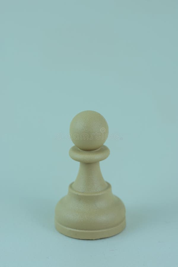 White pawn of chess board stock photo. Image of dark - 145204970