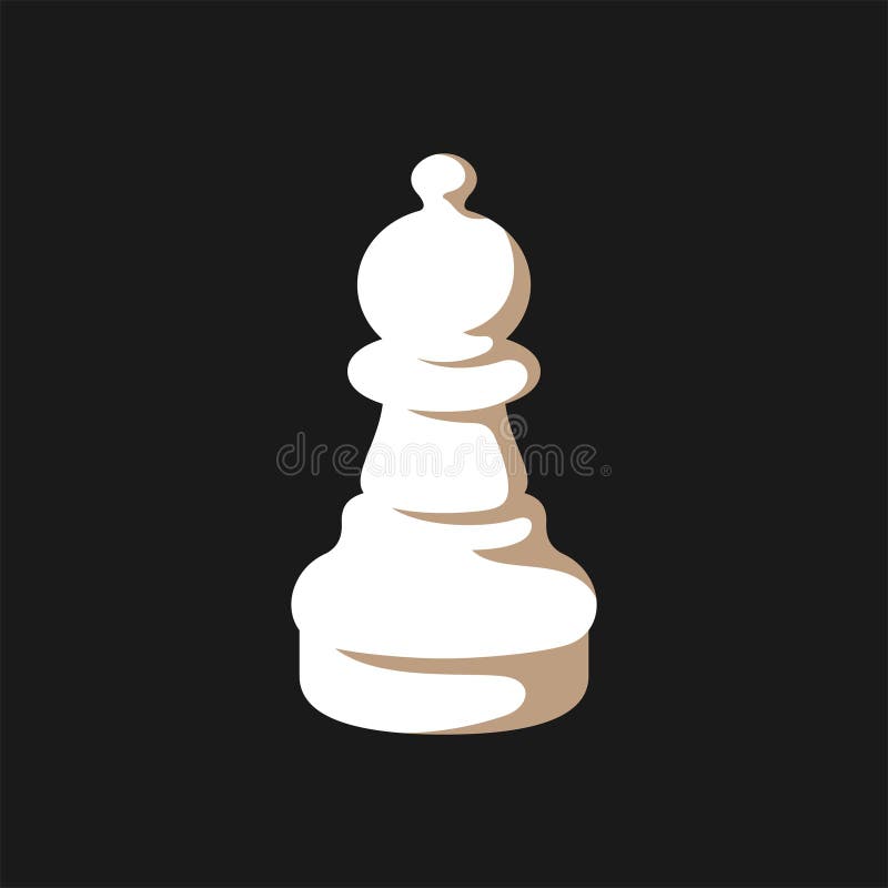 Pawn Chess Piece Abstract Design. Chess Pawn Artistic Vector ...