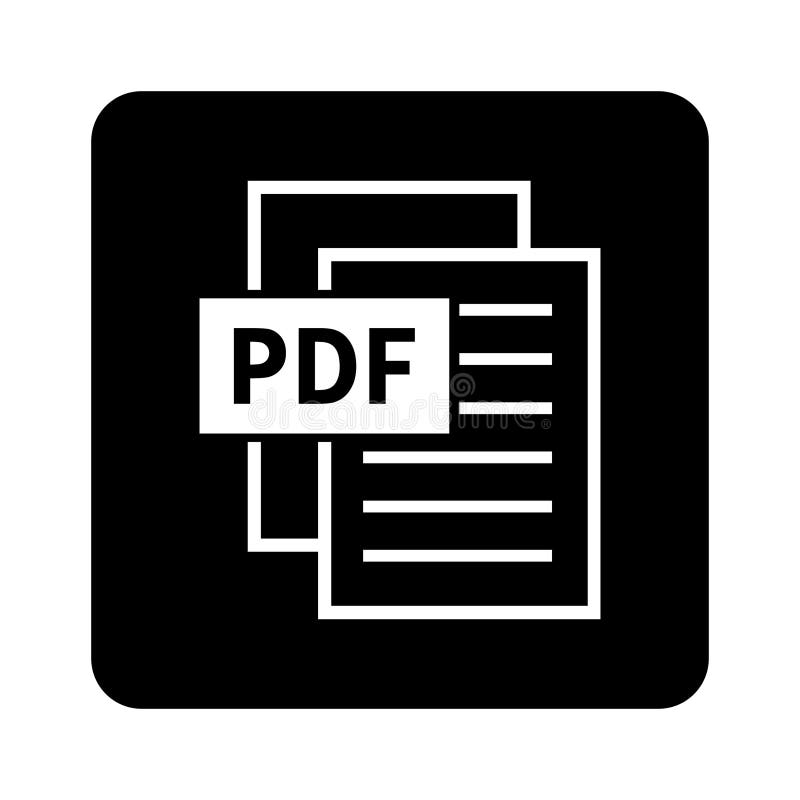 Pdf file icon stock illustration. Illustration of graphic - 342024498
