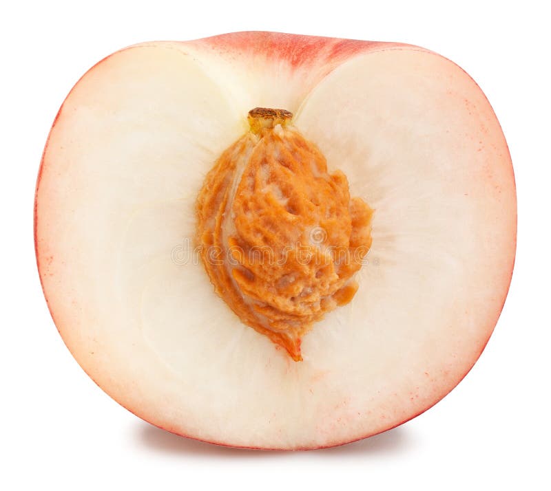 947 Peach Core Isolated White Stock Photos - Free & Royalty-Free Stock ...